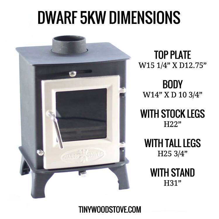 SMALL STOVE: The Dwarf 5kw | Tiny Wood Stove